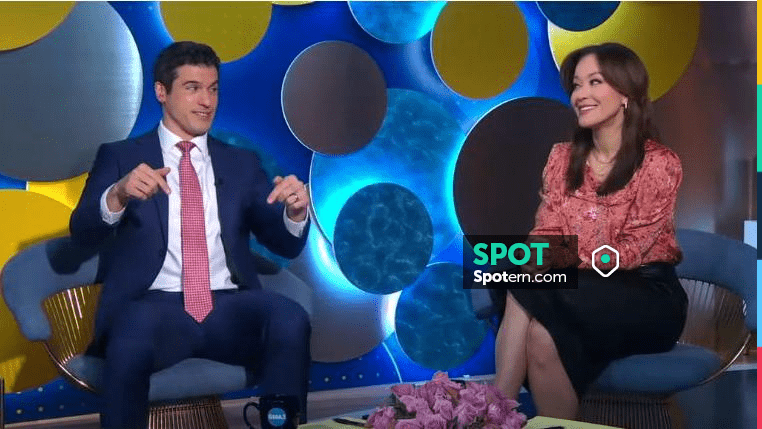 Isabel Marant Étoile Benson Printed Long-Sleeve Top worn by Eva Pilgrim ...