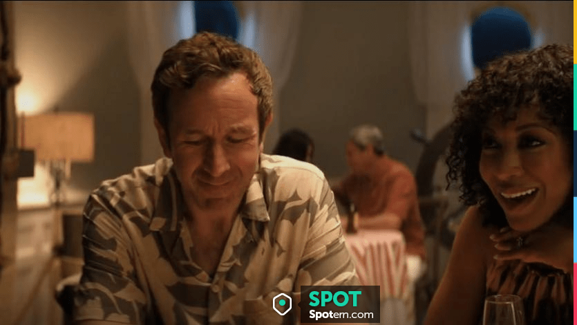 Allsaints Jardi­no Re­laxed worn by Dusty (Chris O'Dowd) as seen in The ...