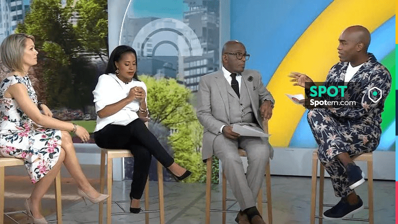 Scotch & Soda Printed Single-Breasted Blazer worn by Chris Witherspoon ...