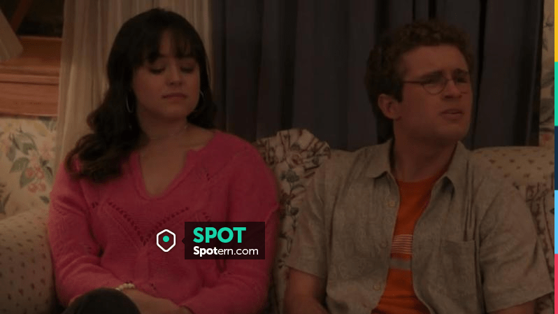 Anthropologie Pilcro Pointelle Cashmere Jumper worn by Erica Goldberg ...