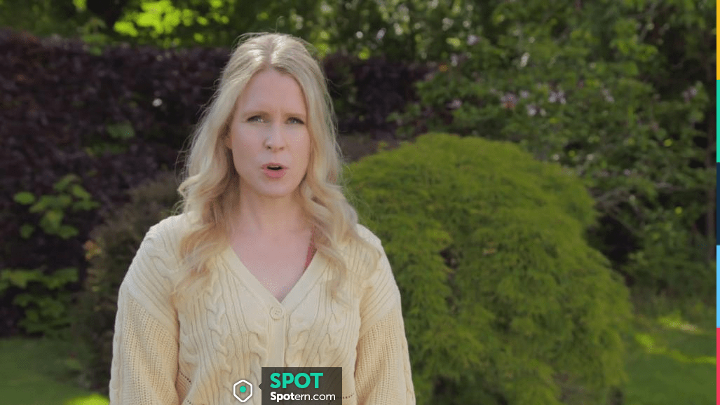 Nobody's Child Cotton Knit Cardigan In Lemon Yellow worn by Lucy (Lucy ...