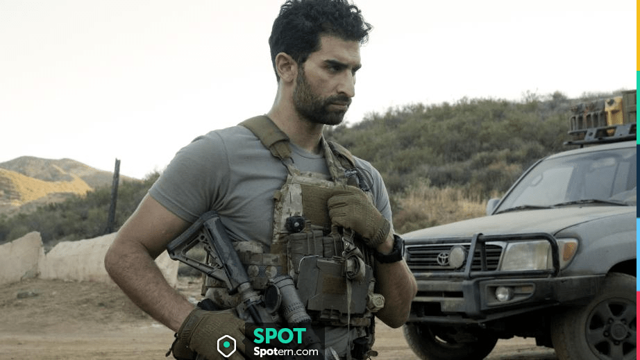 Tactical gloves worn by Omar Hamza (Raffi Barsoumian) as seen in SEAL Team TV series outfits ...