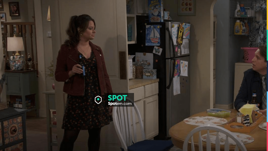 The Kooples Floral Print Midi Dress worn by Jen (Katie Lowes) as seen ...