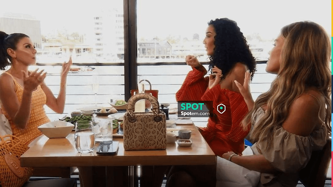 Ndigo Studio SS Ada Top worn by Noella Bergener as seen in The Real Housewives of Orange County ...