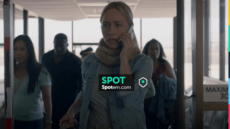 Levis Orig­i­nal Truck­er Jack­et worn by Sally Reed (Sarah Goldberg ...