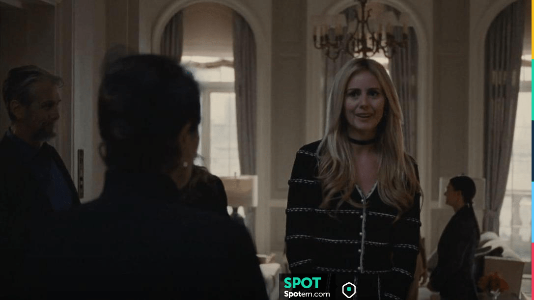 Sandro Lagon Flared Knit Skirt worn by Willa Ferreyra (Justine Lupe) as ...