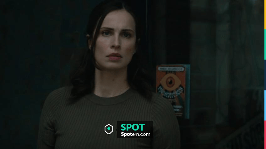 Bottega Veneta Kha­ki Rib Crew­neck Sweater worn by Special Agent Jamie ...