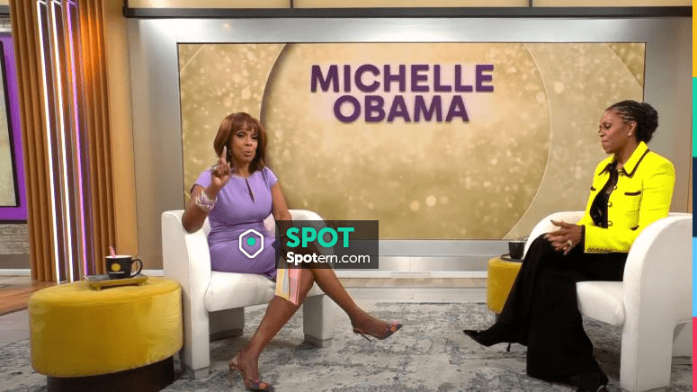 Nora Gardner Daphne Dress in Lilac of Gayle King as seen in CBS ...