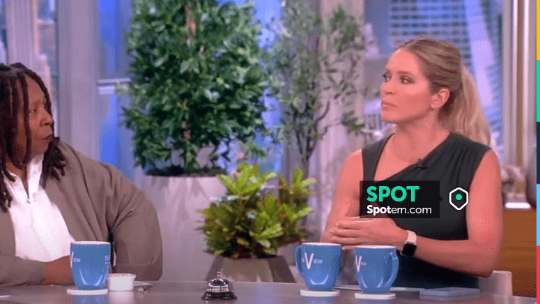 Reformation Amiah Knit Dress worn by Sara Haines as seen in The View on ...