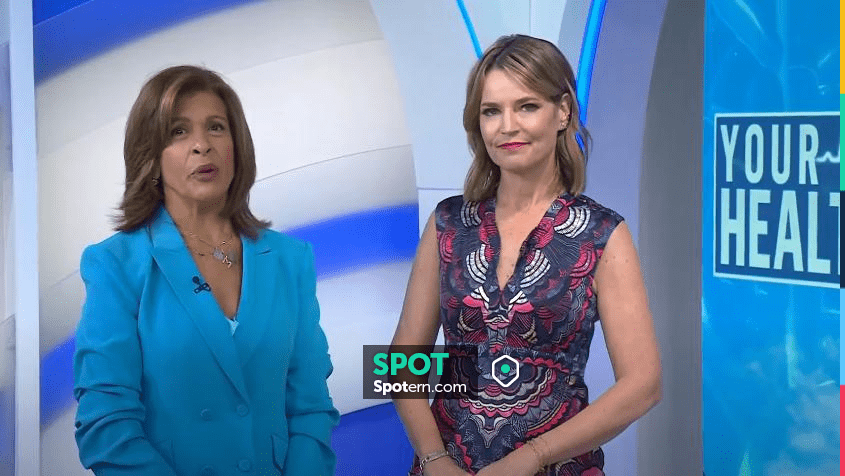 Saloni Tabitha B Dress In Nightfall Prism Print worn by Savannah ...