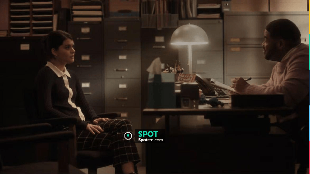 Alice + Olivia Dylan Windowpane Pants worn by Samantha Fink (Sofia ...