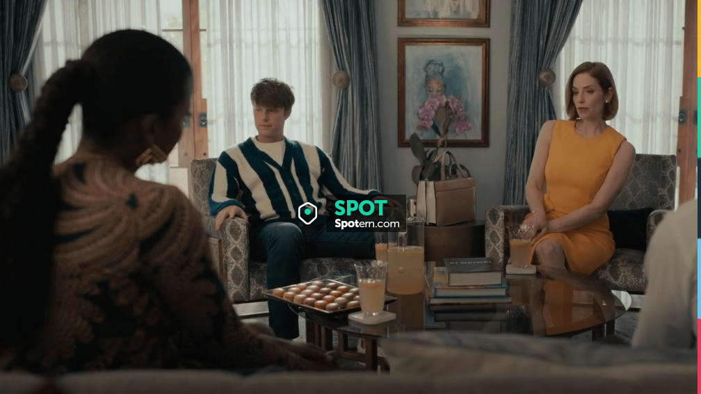 Zara Ver­ti­cal Striped Cardi­gan worn by Connor Satterfield (Tyler ...