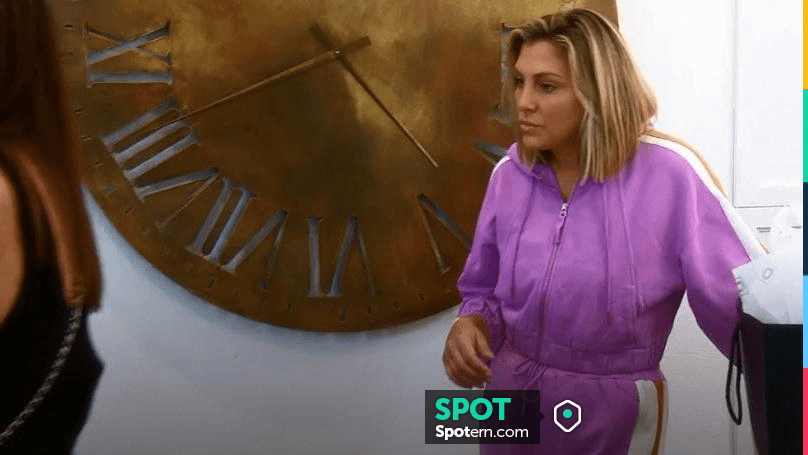 L*Space Home Stretch Colorblock Stripe Jogger Sweatpants worn by Gina ...