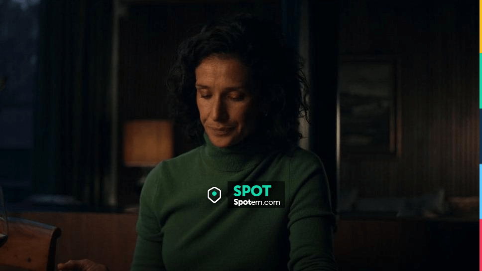 Whistles Es­sen­ti­am Ribbed Po­lo worn by Ingrid Farrow (Indira Varma ...