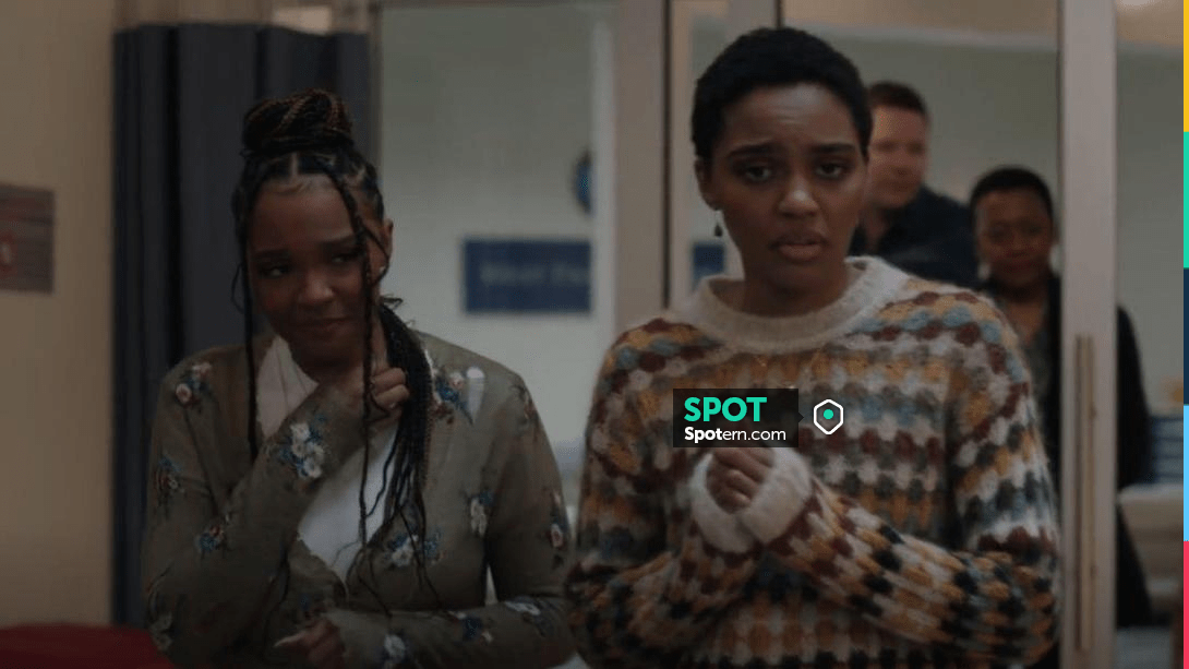Ba&Sh Wade Chunky Knit Jumper worn by Skyler Yates as seen in 9-1-1 ...