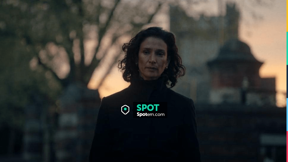 Vero moda High Neck Reg­u­lar Sleeves Coat worn by Ingrid Farrow ...