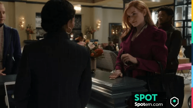 Celine Mini Luggage Handbag worn by Anna Delvey (Julia Garner) as seen ...