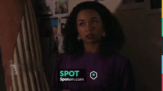 Isabel Marant Etoile Yoshi Blouse worn by Neff (Alexis Floyd) as seen ...