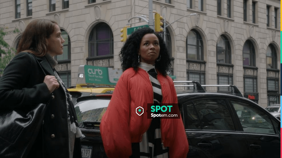 Zara Oversized Puffer Jacket worn by Neff (Alexis Floyd) as seen in ...