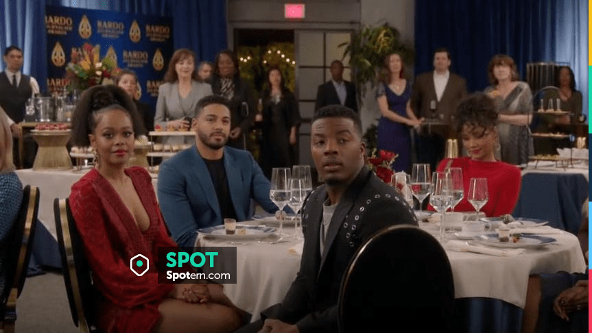 PatBo Fringe Cut-Out Mi­ni Dress worn by Alicia (Pauline Dyer) as seen ...