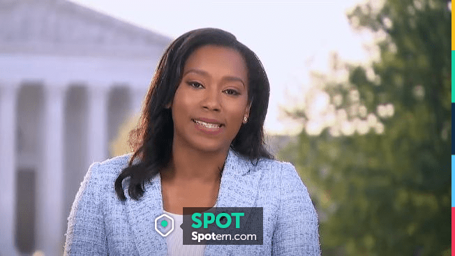 Central Park West Silvie Tweed Blazer worn by Rachel Scott as seen in ...