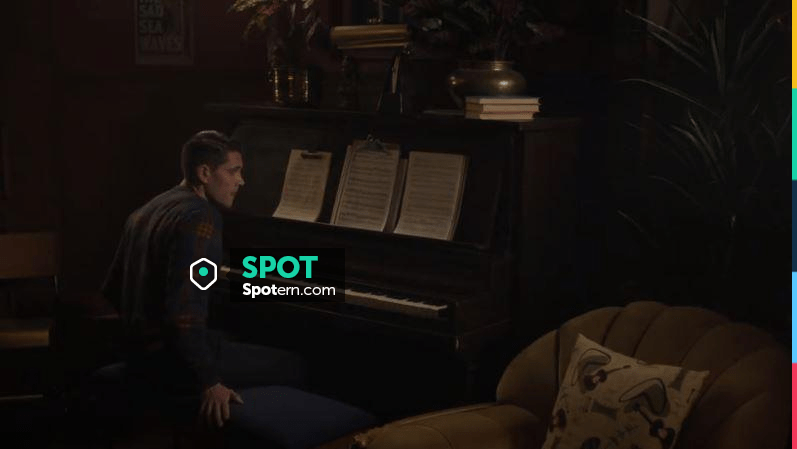 Ben Sherman Jacquard Check Cotton Crewneck Sweater worn by Kevin Keller ...