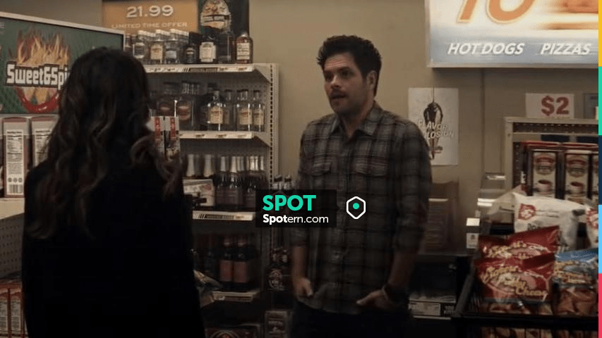 Paige Grid Check Shirt worn by Kyle Cushing (Erik Valdez) as seen in ...