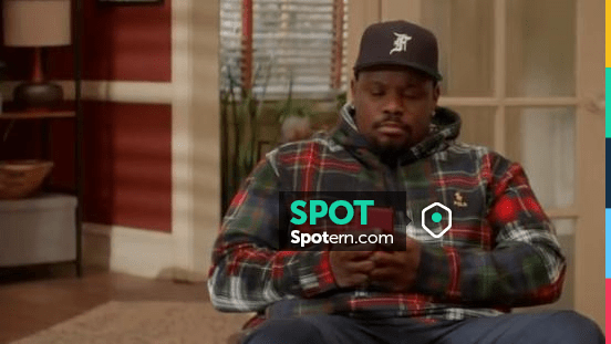 Polo Ralph Lauren Patchwork Plaid Hoodie worn by Sherm Jones (Carl Tart ...