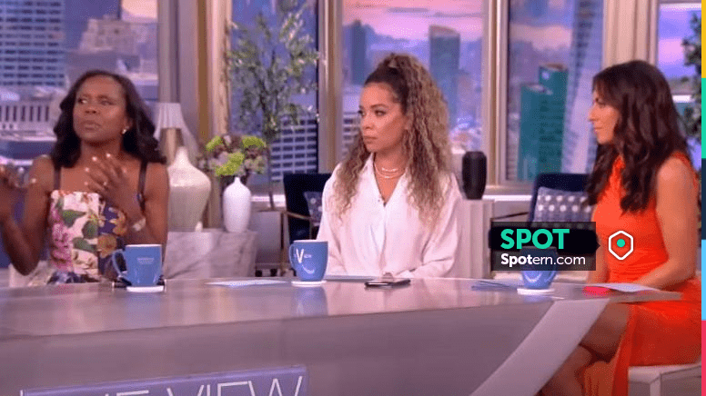 Simon Miller Loop Ruched Top worn by Alyssa Farah as seen in The View on May 2, 2023 | Spotern