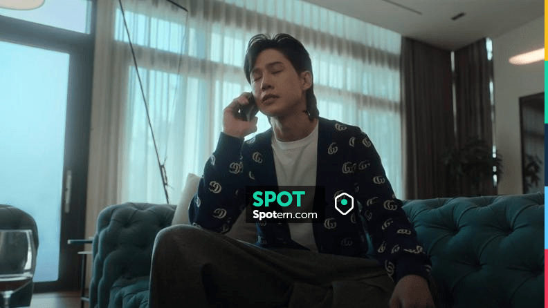 Gucci GG Cardi­gan worn by Jeon Jae-joon (Park Sung-hoon) as seen in ...