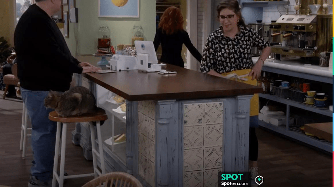 Vans Sk8 Tiger Patch­work Sneak­ers worn by Kat (Mayim Bialik) as seen ...