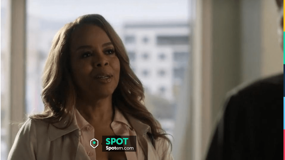 Equipment Leema Silk Shirt In Pink worn by Maxine Roby (Paula Newsome ...