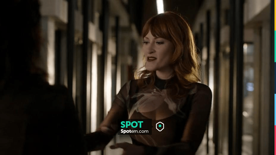Allsaints Elia Iris Body­suit worn by Dr. Diane Auerbach (Kathleen Wilhoite) as seen in CSI ...