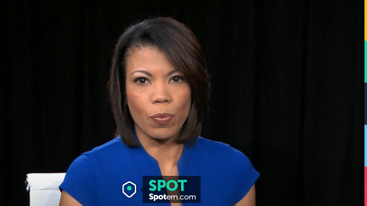 Calvin Klein Cap Sleeve Split Neck Sheath Robe portée par Nikole ...