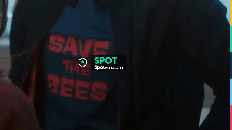 Camiseta de Save The Bees usada por Blake Draper (Graham Lansing) en el vestuario de la película ...