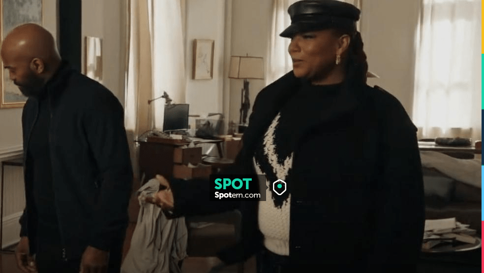 Veronica Beard Toril Chevron Roll Neck Jumper usado por Robyn McCall ...