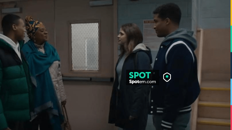 PT01 Bomber In Black Cotton worn by Officer Andre Bentley (Lavel Schley ...