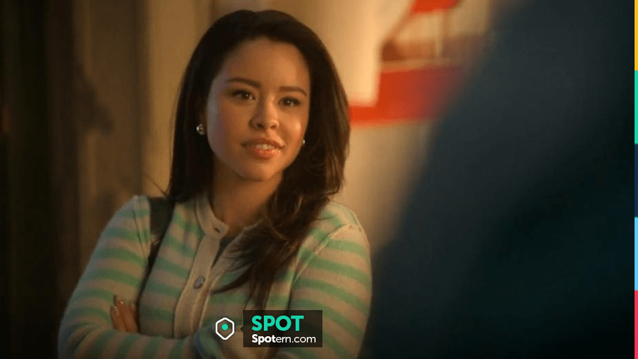 Free People Sailor Cashmere Cardi worn by Mariana Adams Foster (Cierra ...