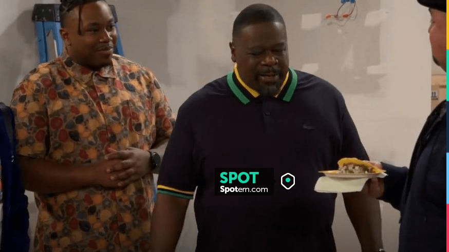 Lacoste Semi Fancy Slim Fit Polo porté par Calvin Butler (Cedric the ...