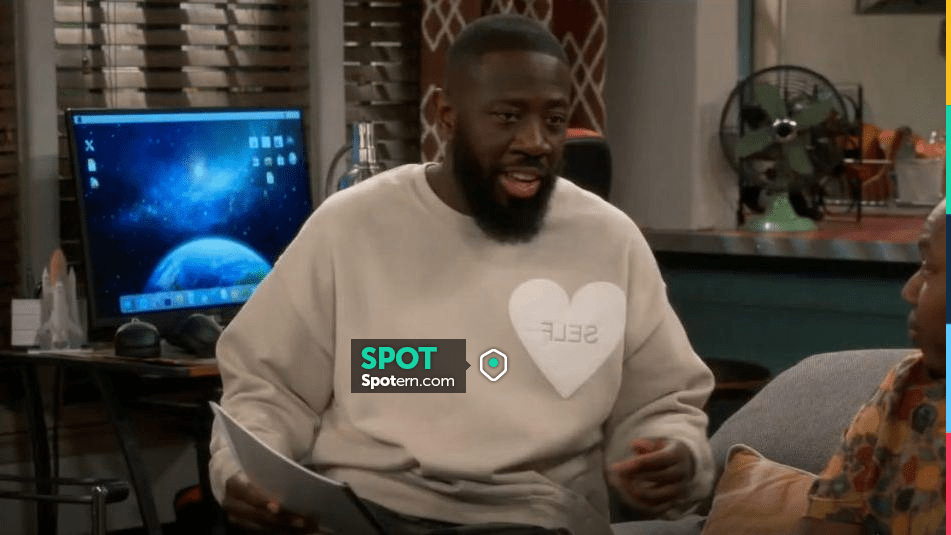 Head Attire Self Love Tan Crew­neck worn by Malcolm Butler (Sheaun ...