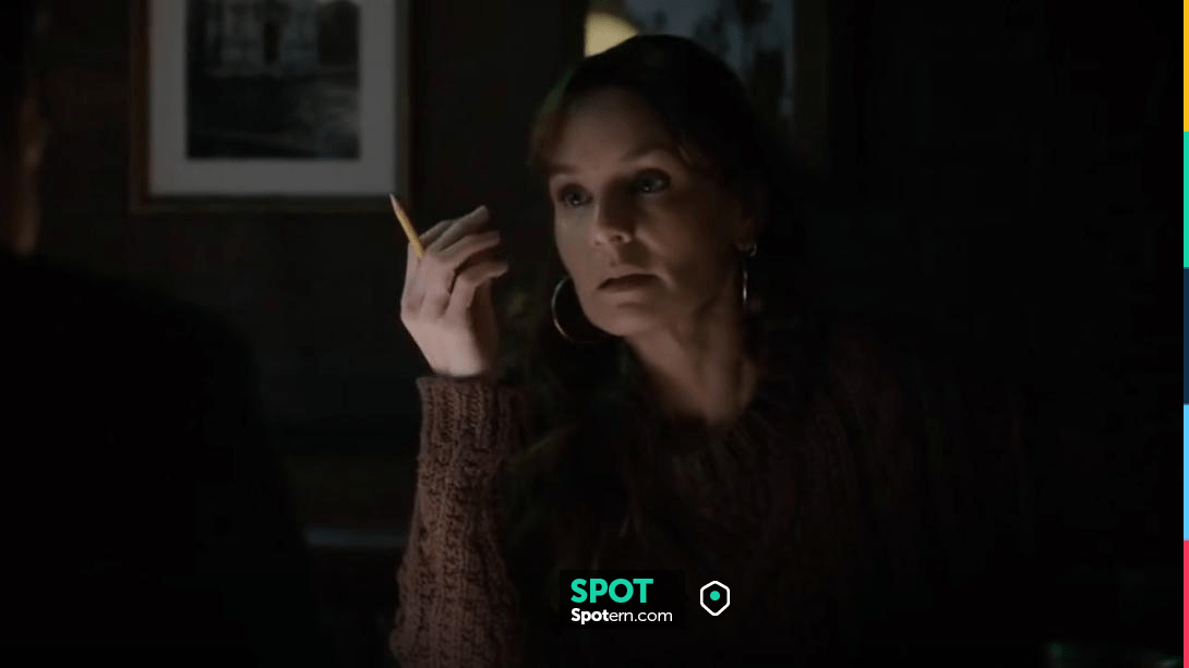 Free People Cutting Edge Cable Sweater worn by Birdie Nicoletti (Sarah ...