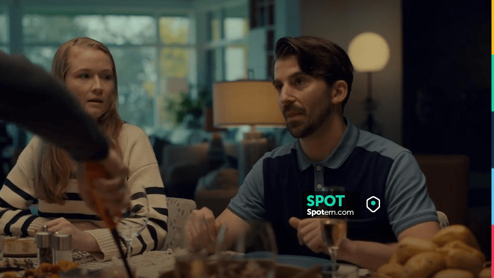 Club Monaco Colorblock Polo worn by Tommy as seen in Accused (S01E15 ...