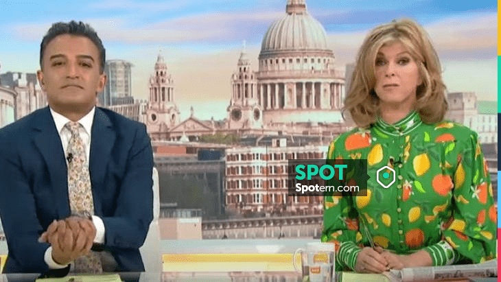 Bonita Collective The Zesty Garnish Dress worn by Kate Garraway as seen ...