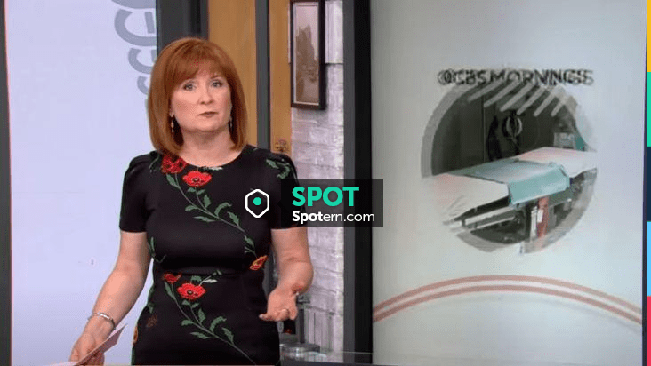 Calvin Klein Floral-Print Scuba Sheath Dress worn by Anna Werner as ...