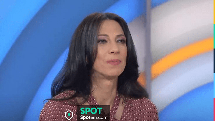 Equipment Pascale Dress in Rose Clay worn by Dr. Natalie Azar as seen ...