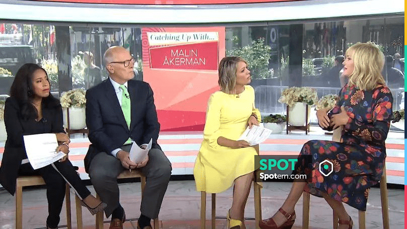 Farm Rio Lily's Garden Midi Dress worn by Malin Åkerman as seen in ...