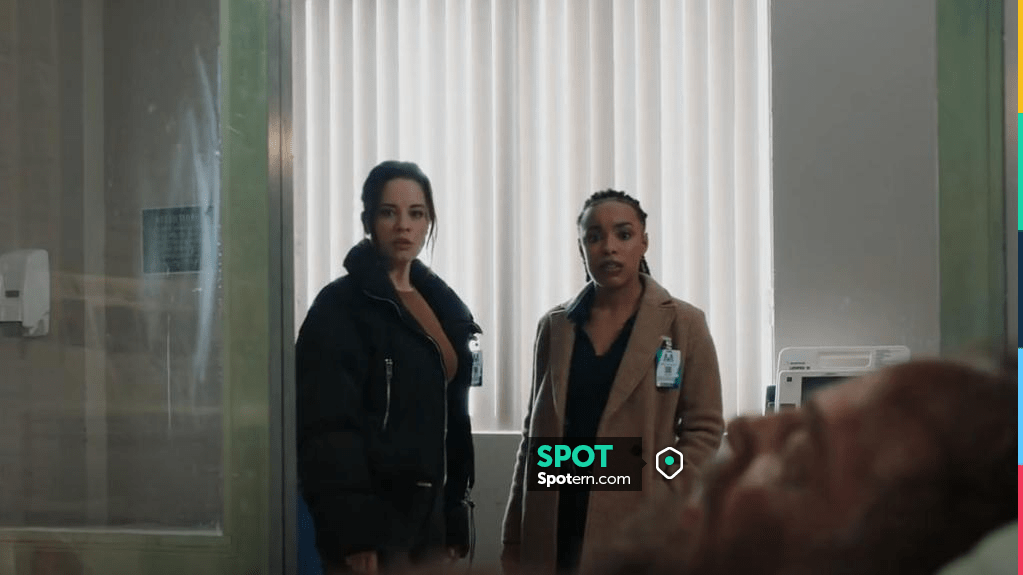 Bardot Tash Coat In Almond Worn By Detective Tonie Churlish Jasmine Batchelor As Seen In Law