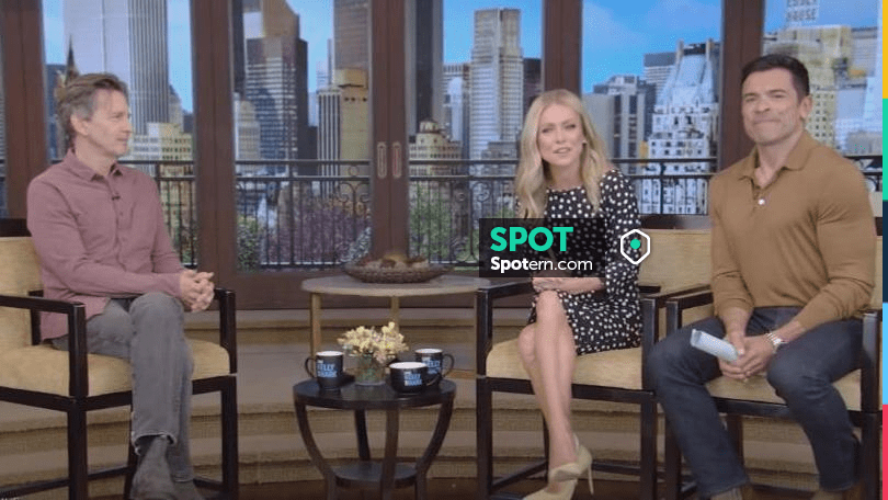 Dolce & Gabbana Polka Dot Cady Sheath Dress worn by Kelly Ripa as seen ...