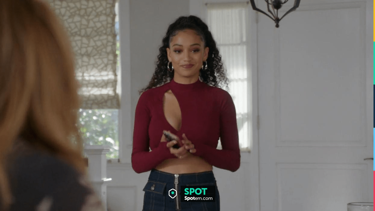 Cinq à Sept Azure Wide Leg Pants worn by Olivia Baker (Samantha Logan ...