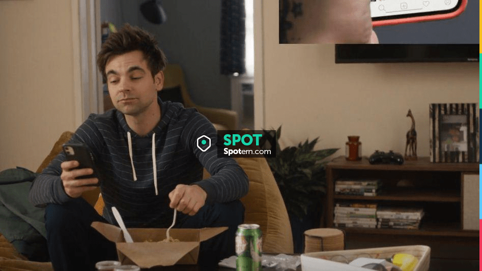 Marine Layer Double Knit Pullover Hoodie worn by Cary Dubek (Drew ...